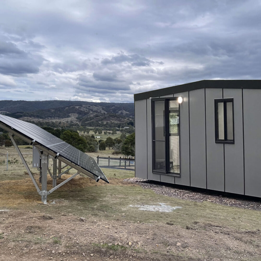 The purpose designed drawbar is fully removable - MicroHomes Group